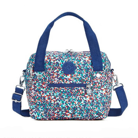 Kipling | Bags | Kipling Abby Print Purse Bag Medium Size Inner Outer ...